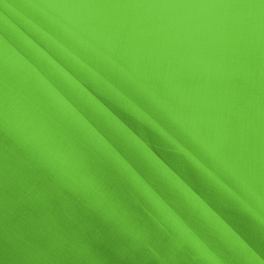 Plain Muslin by the metre - BRIGHT GREEN|Coloured Muslin Fabric by the ...